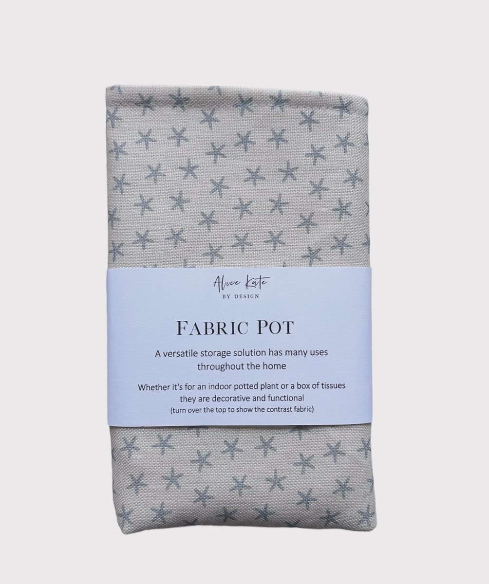 Fabric Pot ~ Starfish – Alice Kate by Design